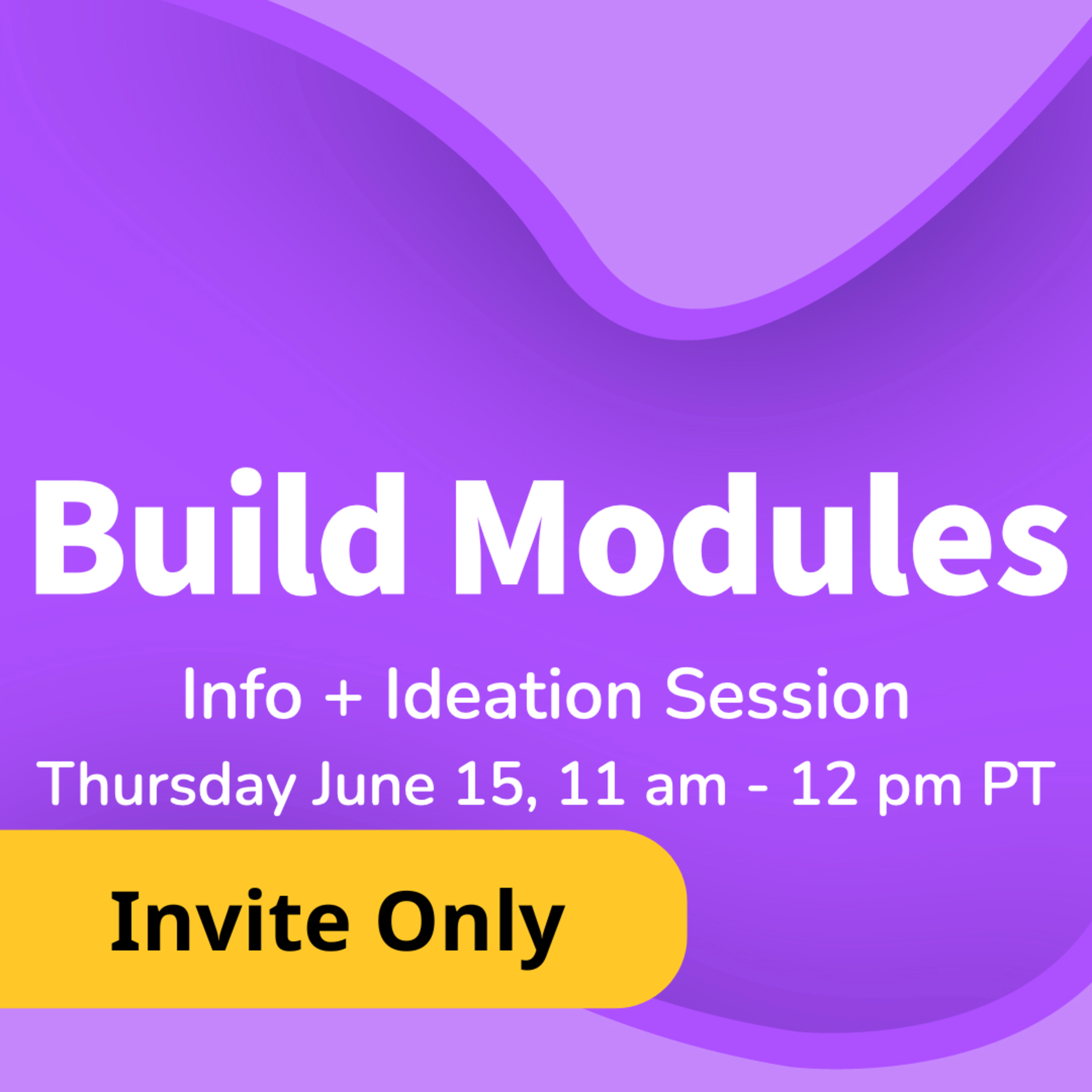 See Info + Ideation: Modules Challenge (Invite Only) at Niantic 8th Wall Community Challenges